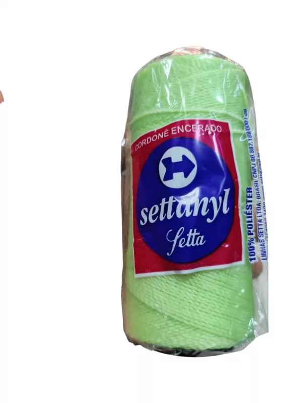 Hilo Encerado Settanyl Verde Pastel